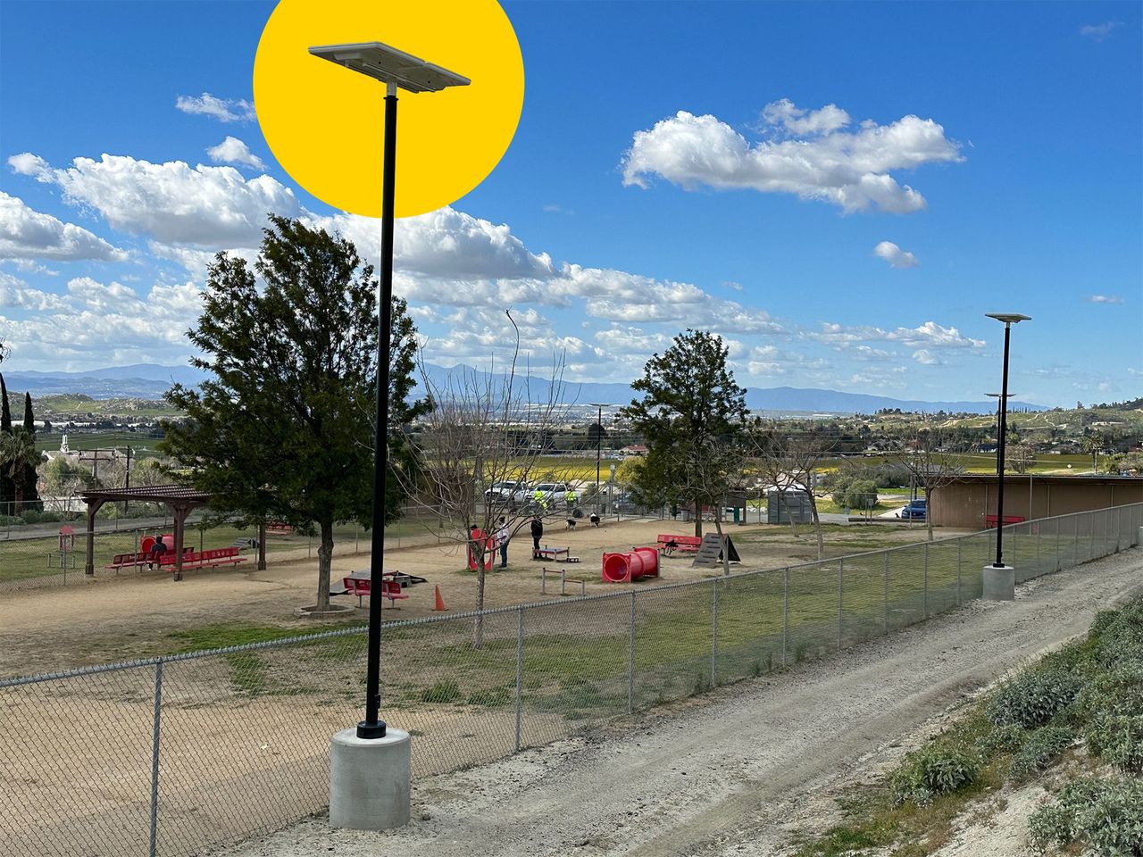 Why solar lighting is an ideal solution for dog parks- Sol by Sunna Design